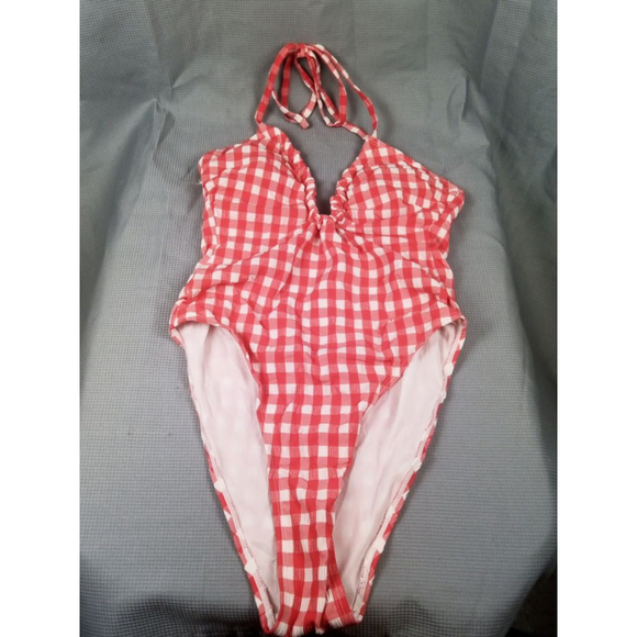 wild fable | Swim | Wild Fable One Piece Swimsuit Red And White Gingham ...